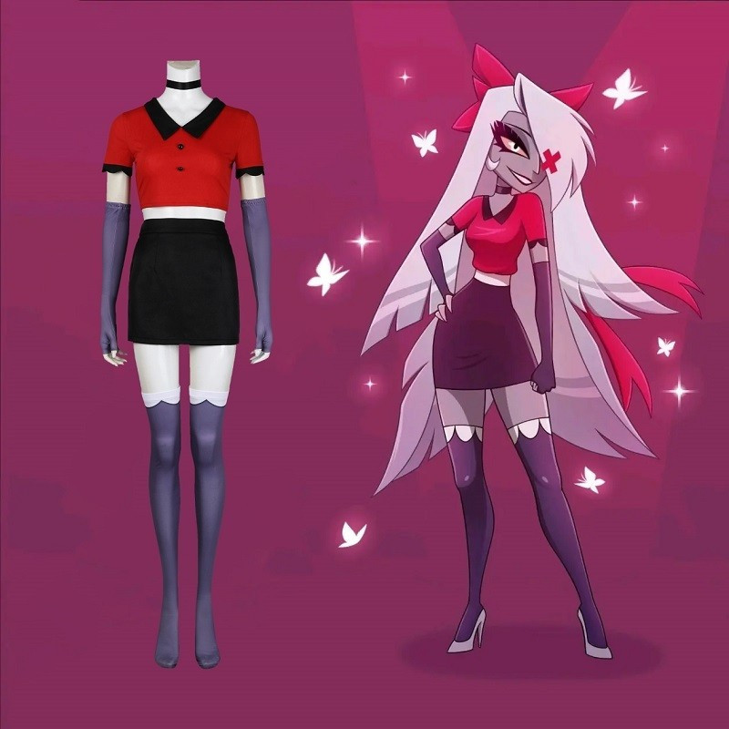 Hell Inn cos Vicky cosplay Costume Two-Dimensional Anime Girl Skirt ...