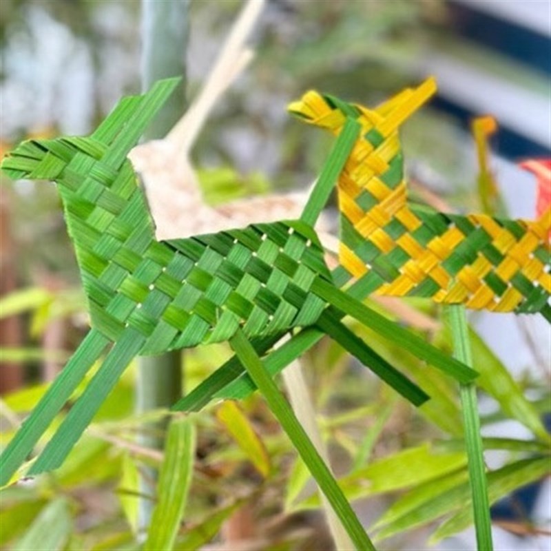 Anyaman Buluh DIY Kit Penanda Buku Kuda Kecil Pengalaman Belajar Bahan ...