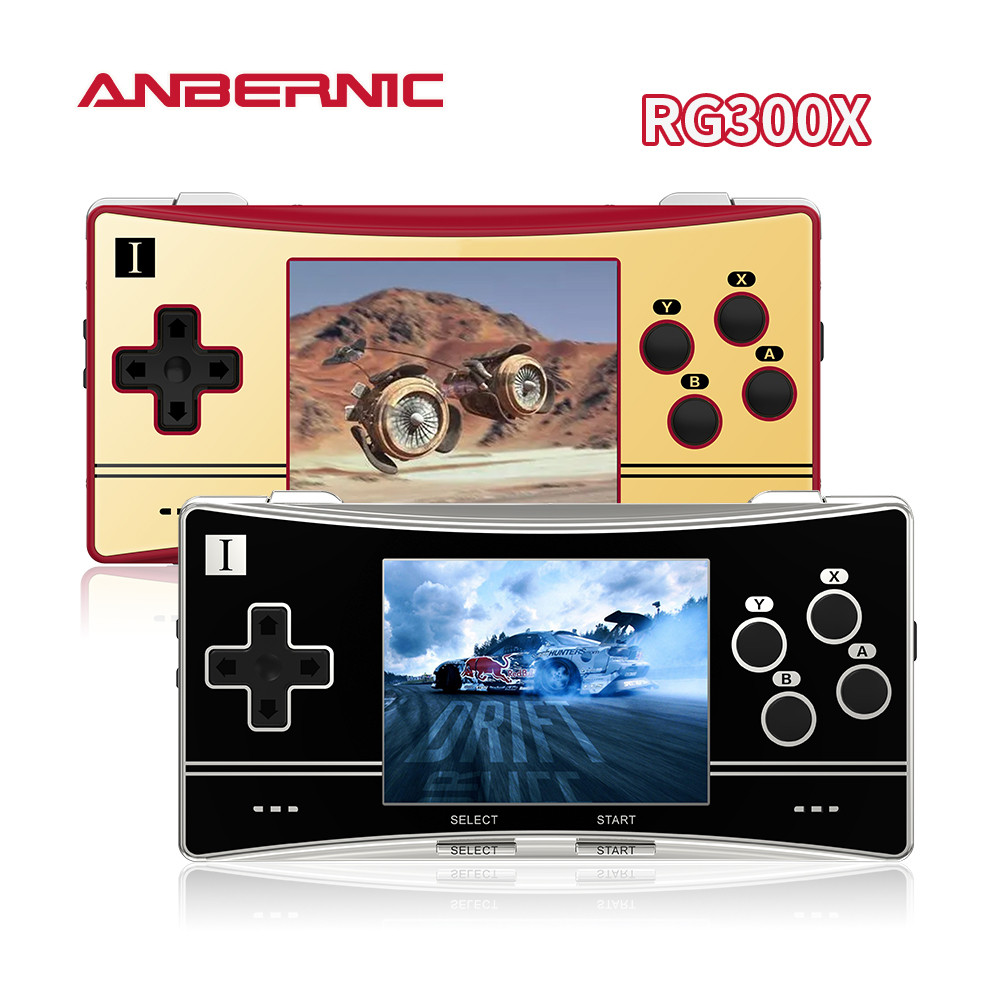 ANBERNIC RG300X Retro Portable Game Console 3.0” IPS Screen Video Game ...