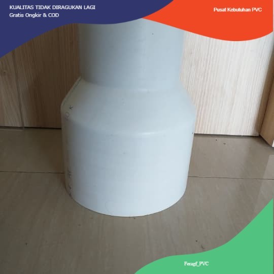 Reducer pvc pipe connection measuring 5 x 4 | 5 inch x 4 inch reducer ...