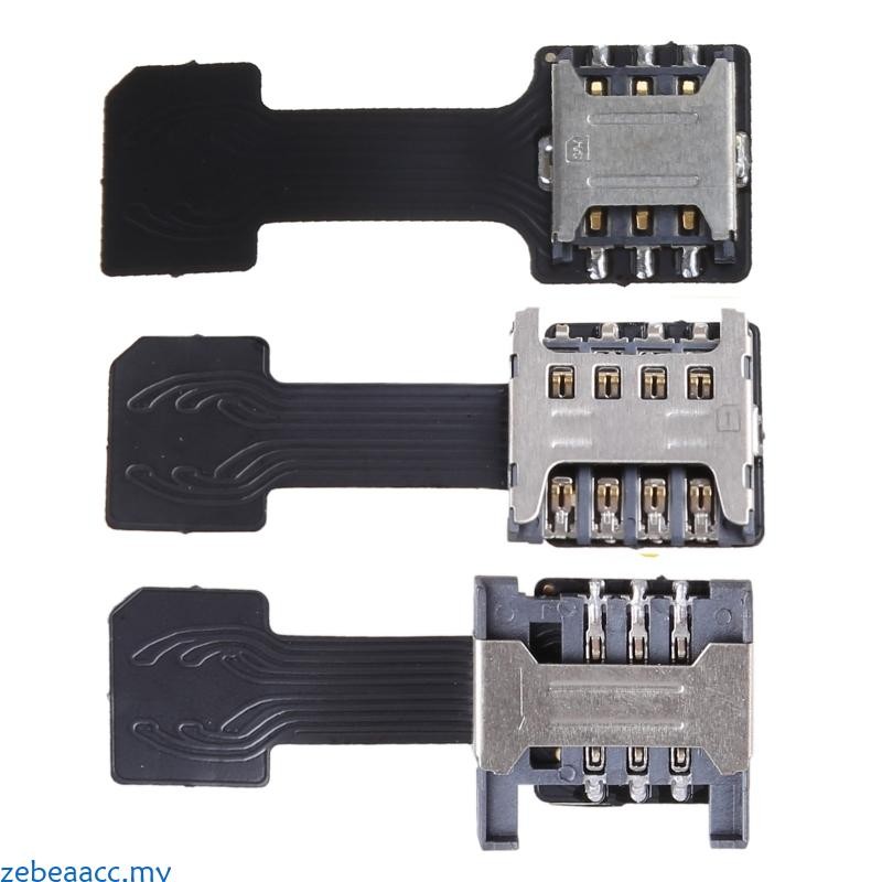 Hybrid Double Dual SIM Card Adapter for Android Phone Extender for Nano ...