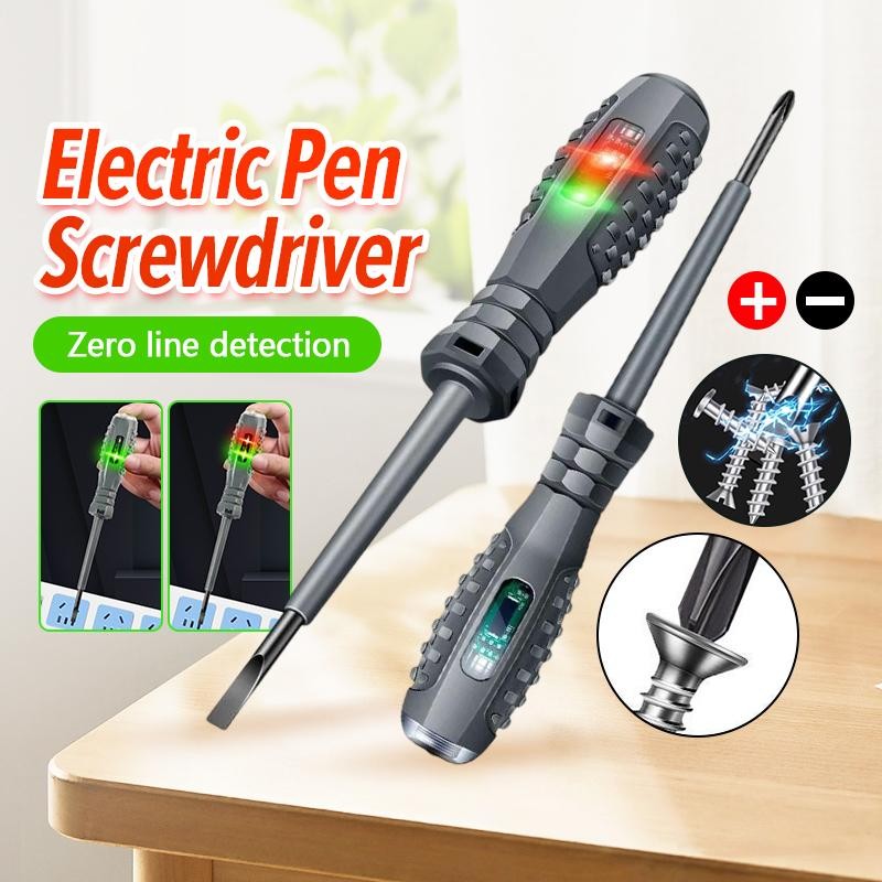 【Msia Ready Stock】Electric test pen screwdriver zero live wire ...