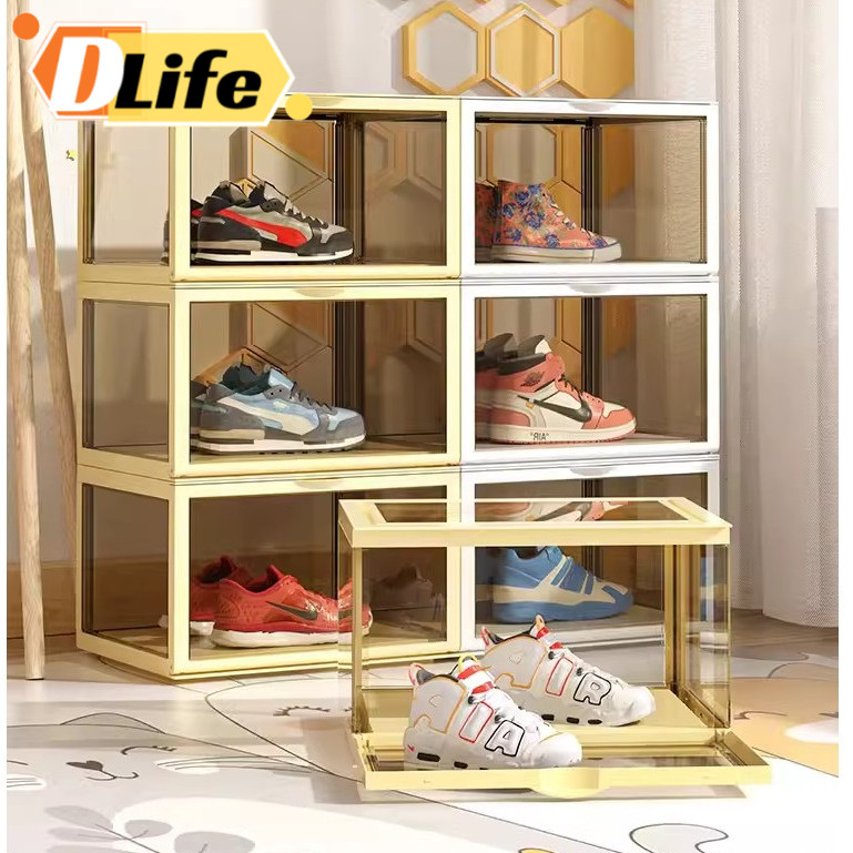 Dlife Clear Plastic Storage Display Case, Model Display, Shoes Storage ...