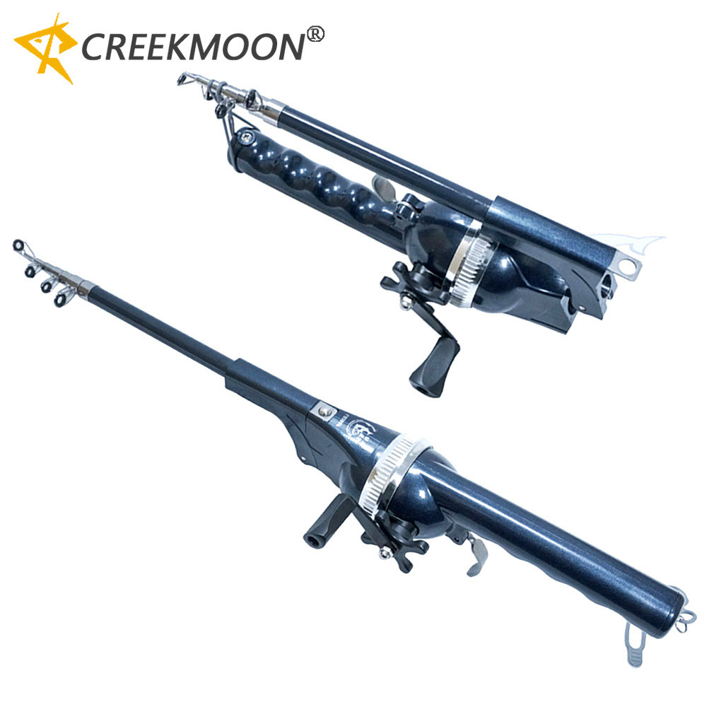 Foldable Sea Rod Set Portable Ultra-Short Section Telescopic Long Throw ...
