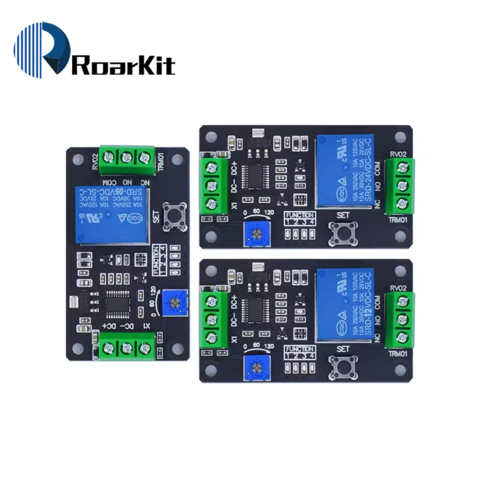 TRM01 Delay Timer Relay Multi-functional Delay Time Relay Self-locking Relay Delay Trigger Delay ...