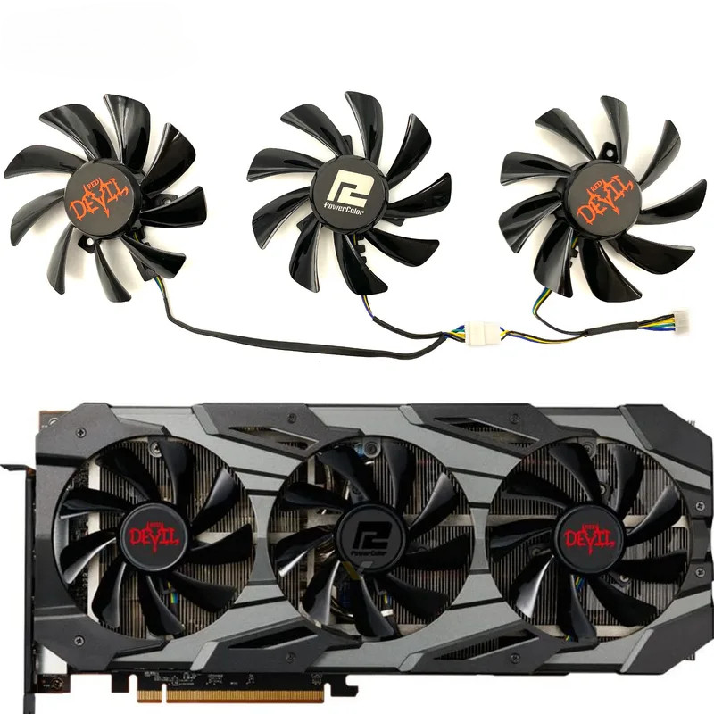 New For POWERCOLOR Radeon RX5700 5700XT Red Devil Graphics Card ...