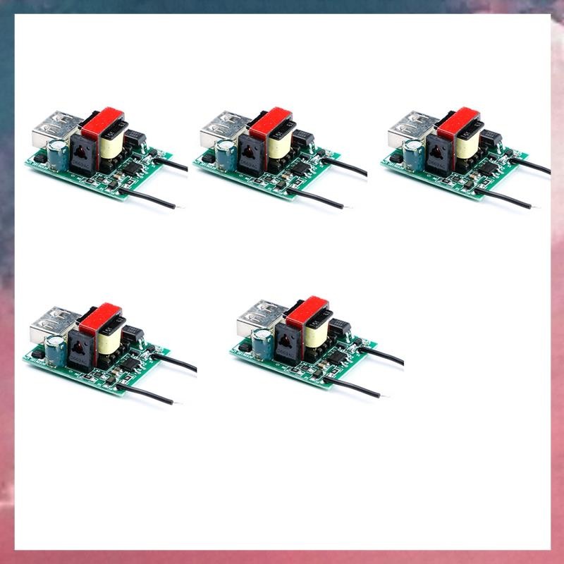 (E B M 5 Pcs Buck Converter Stabilizer DC-DC Module 12V 24V 36V 48V 72V To 5V 1A USB Galvanic ...