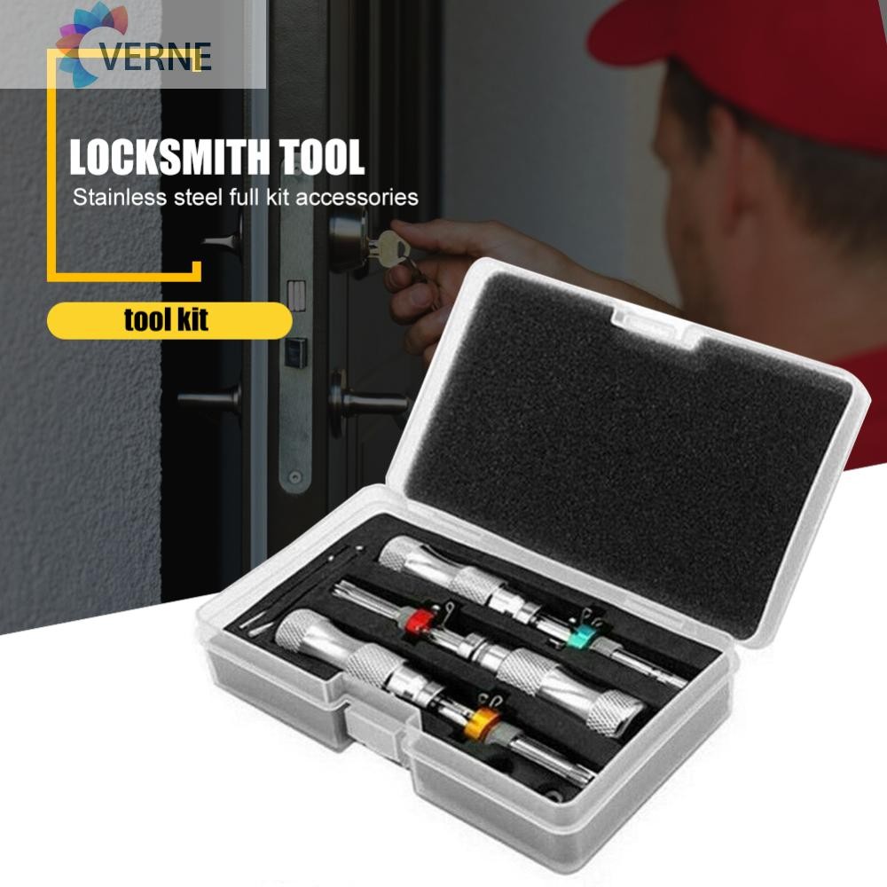 [Verne.my] 3Pcs Tubular 7 Pins Lock Pick Tool Locksmith Tool Lock Pick ...