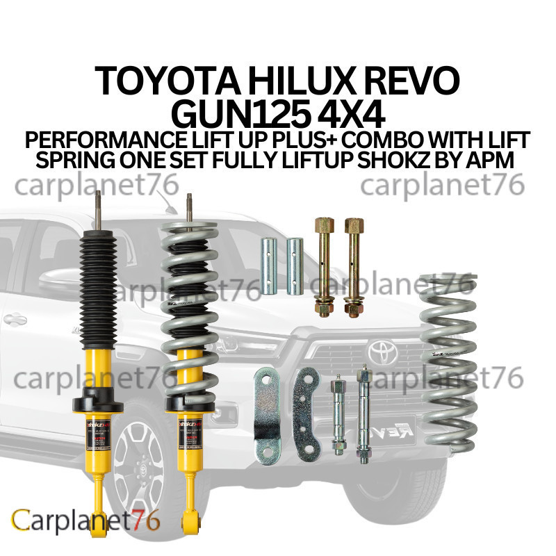 TOYOTA HILUX REVO GUN125 4X4 PERFORMANCE LIFT UP PLUS+ COMBO WITH LIFT ...