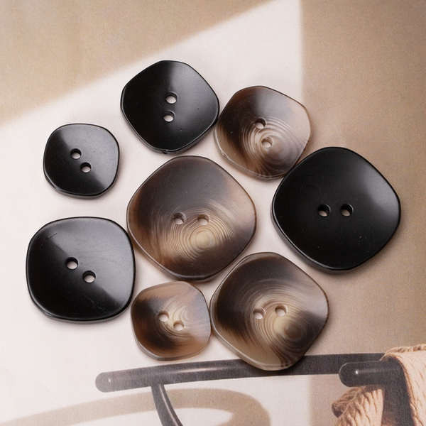 butang tudung butang baju melayu Accessories Brown Square Black Buttons ...