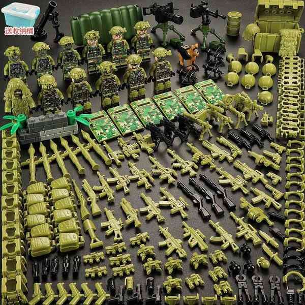 lego Military assembled minifigures Thunder Strike Pasukan Khas Tentera ...