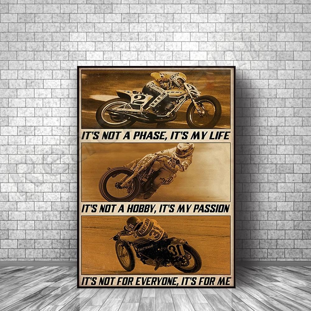 Poster Pemandu Motor Balap Lintasan Rata - Ini Bukan Satu Pentas, Ini ...