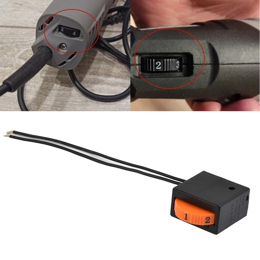 250V 6A Electric Power Tool 6 Positions Speed Controller Switch FA-8 ...