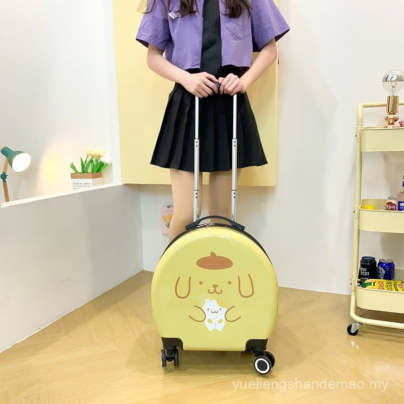 Kuromi Suitcase Small Cute Suitcase Universal Wheel Pudding Trolley ...