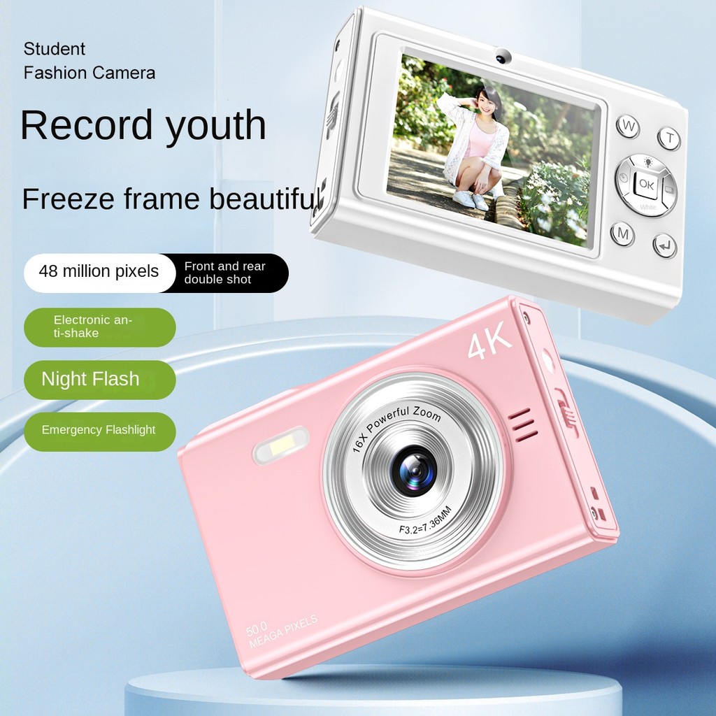 X5 High-End Student Camera Selfie Video CCD HD IPS 10cm Camera | Shopee ...