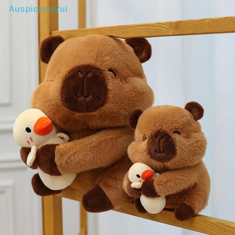 Auspiciousrui Cute Cuddle Yellow Duck Capybara Doll Plush Toy Kawaii ...