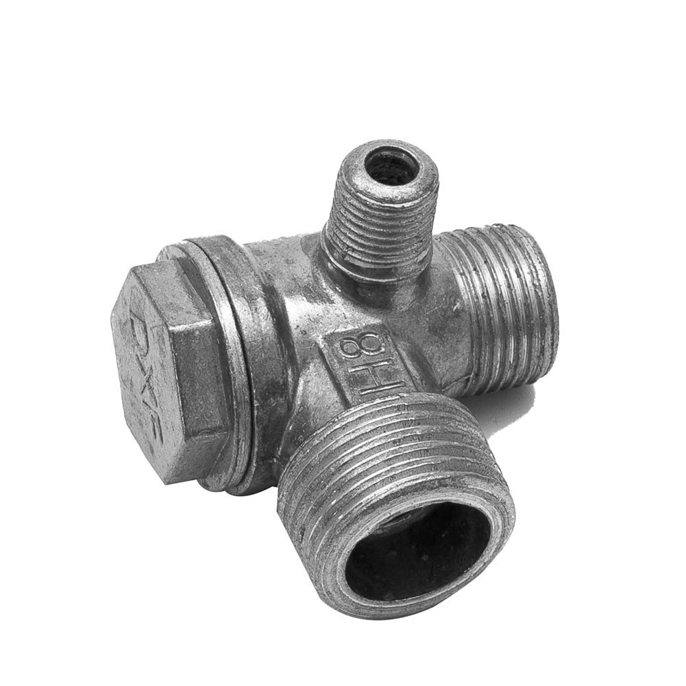 [BTSL] 3-Port Aluminum alloy Male Thread Check Valve Connector Tool For ...