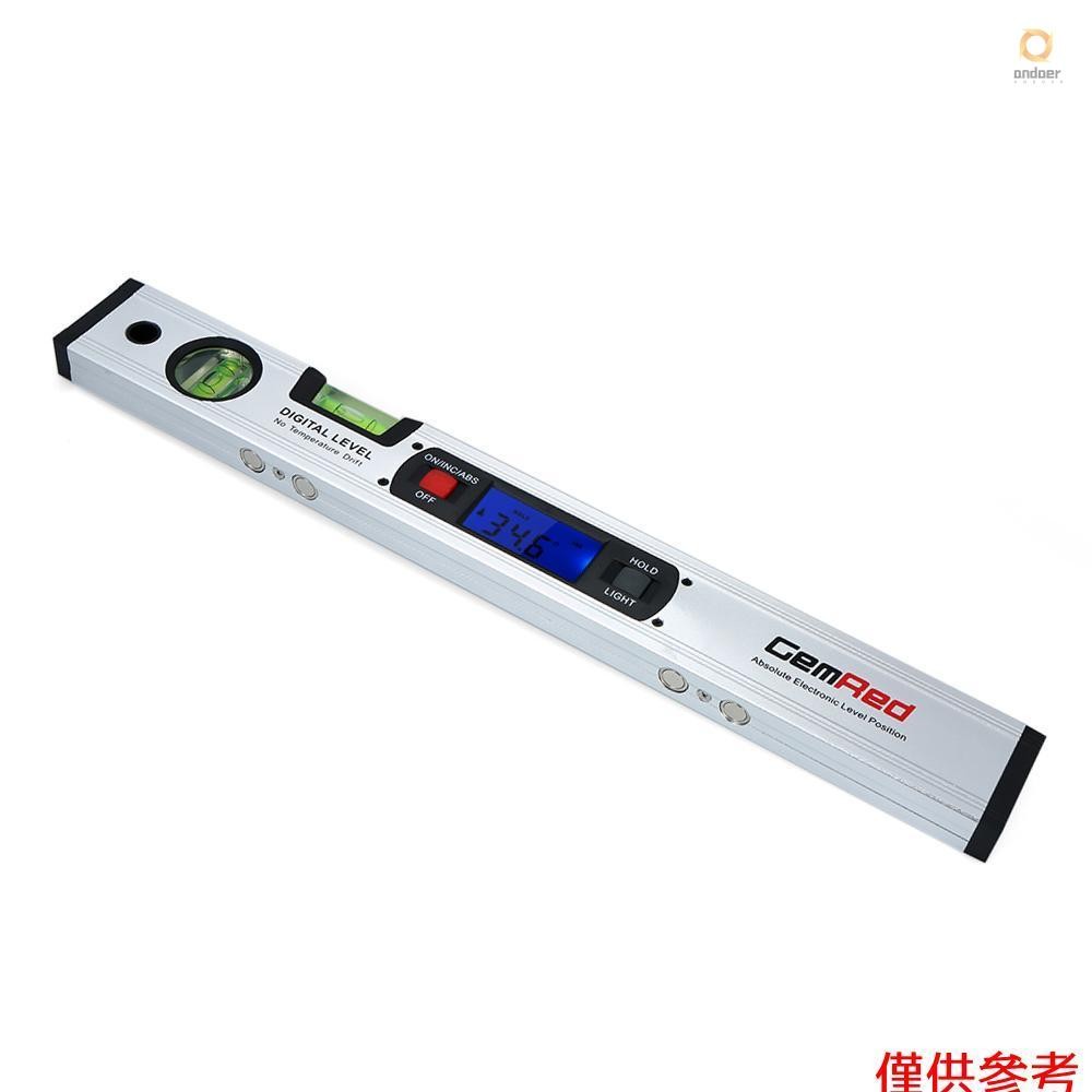 GemRed Digital Level Spirit Level Angle Finder with Magnetic 16'' Long ...