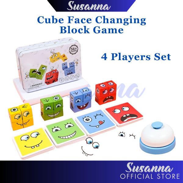 Susanna Cube Face Changing Face Block Game Face Change Rubik Cube Emoji ...