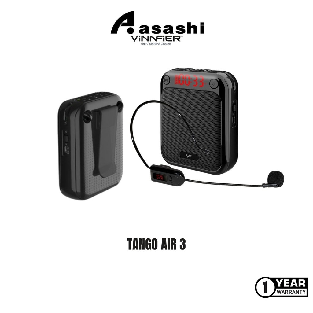 Vinnfier Tango Air 3 (2024) Portable Wireless Microphone PA System ...