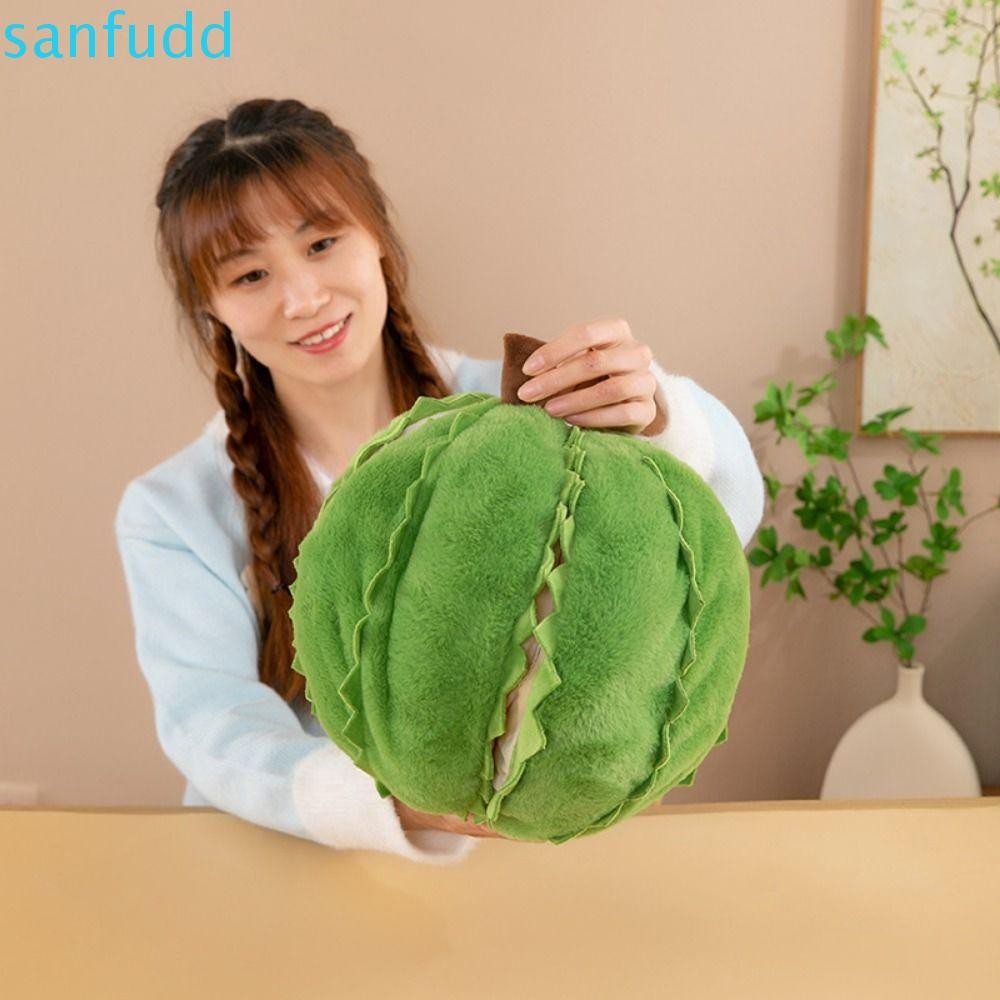 SANFUDD Fruit Durian Plush Pillow, Fluffy Appease Detachable Durian ...