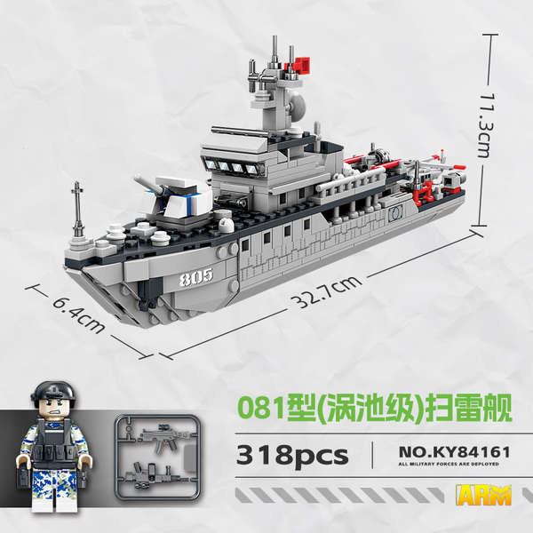 lego Jenis 081 Vortex Minesweeper Blok Bangunan Pendidikan Model 7 ...