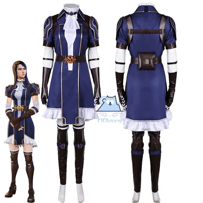 Anime Arcane Caitlyn Kiramman Cosplay Costume Caitlyn Cosplay Enforcer ...