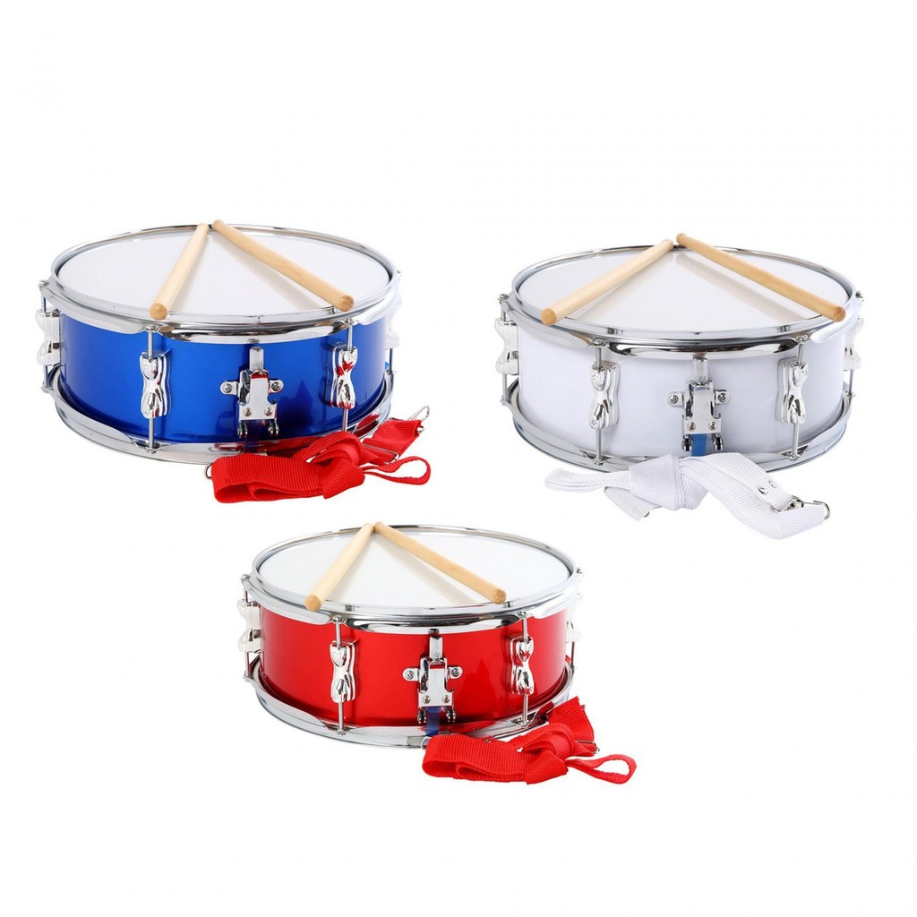 [yiodusi] 13 Inch Snare Drum with Adjustable Strap Portable Musical ...