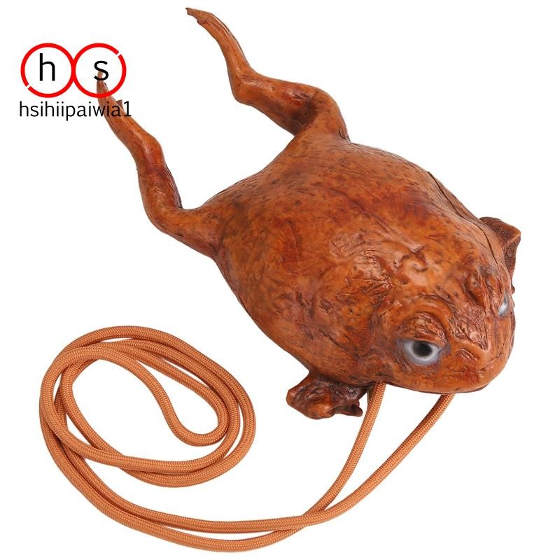 Funny Toad Wallet Individuality Animal Coin Pouch Realistic Frog Wallet ...