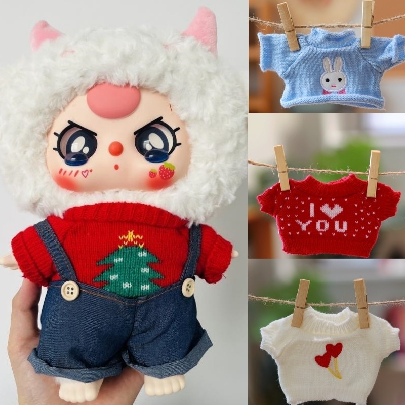 Baby three 400% Sweater Collection 30cm Plush Doll Fashion Sweater ...
