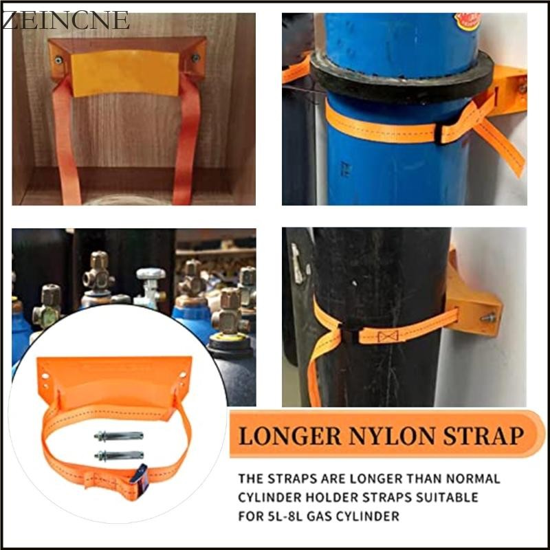 Zein Plastic Gas Cylinder Bracket Wall Mount Propane Tanks Bracket Gas ...
