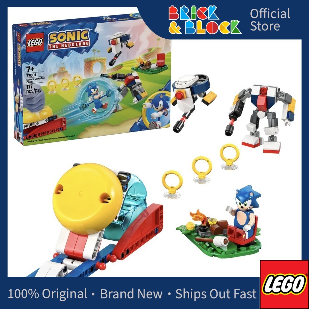 LEGO 77001 Sonic's Campfire Clash | LEGO Sonic the Hedgehog | Shopee ...