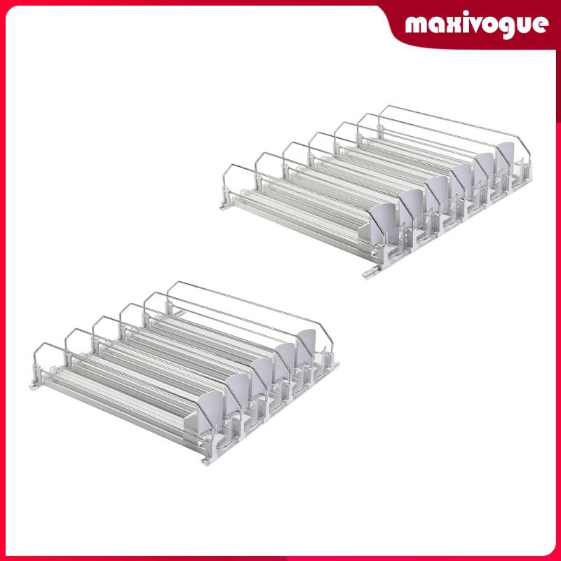 [MaxivogueMY] Drink Organizer for Can Pusher Spring Loaded Beverage ...