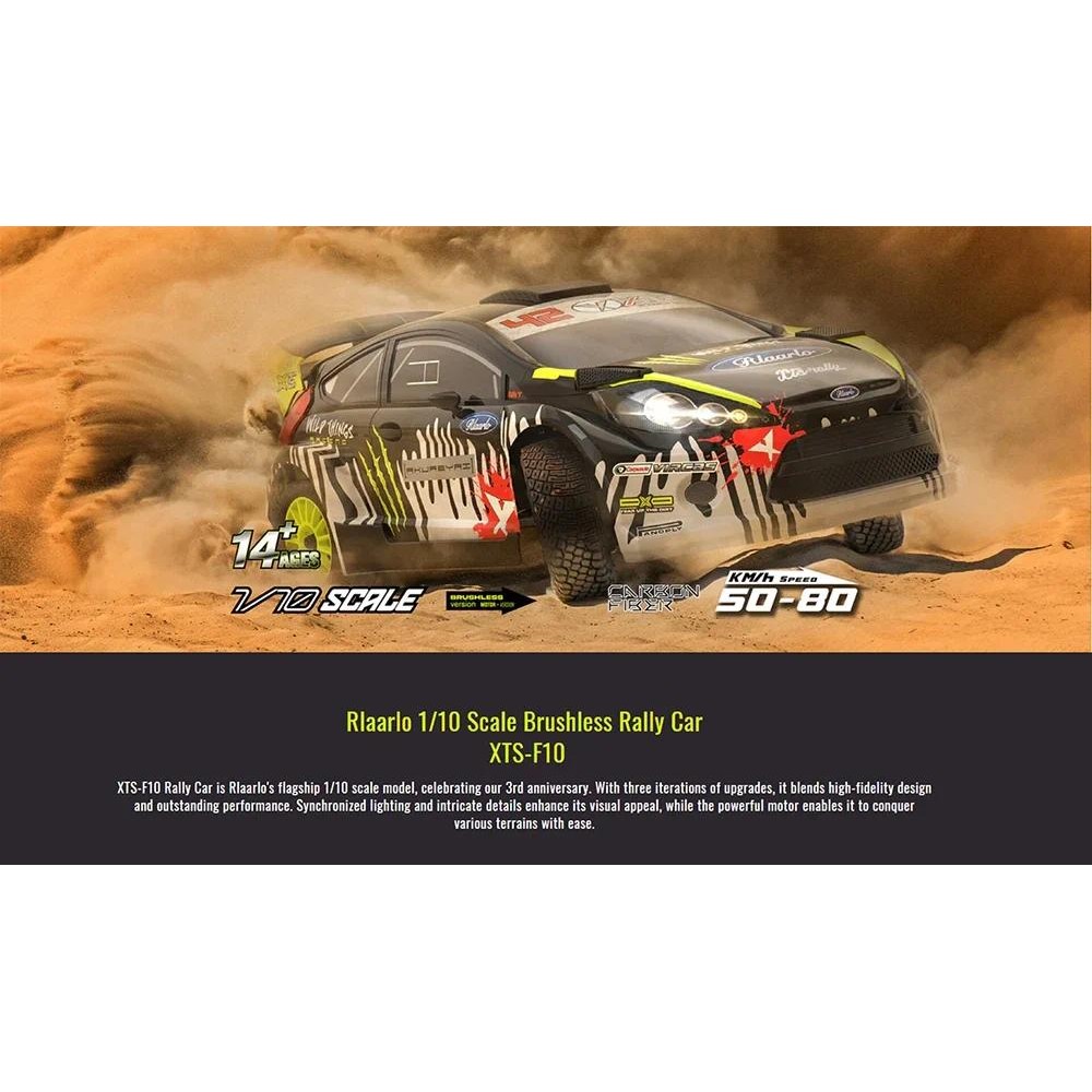 Rlaarlo XTS-F10 Brushless RC Rally Racing 1/10 Electric Remote Control ...