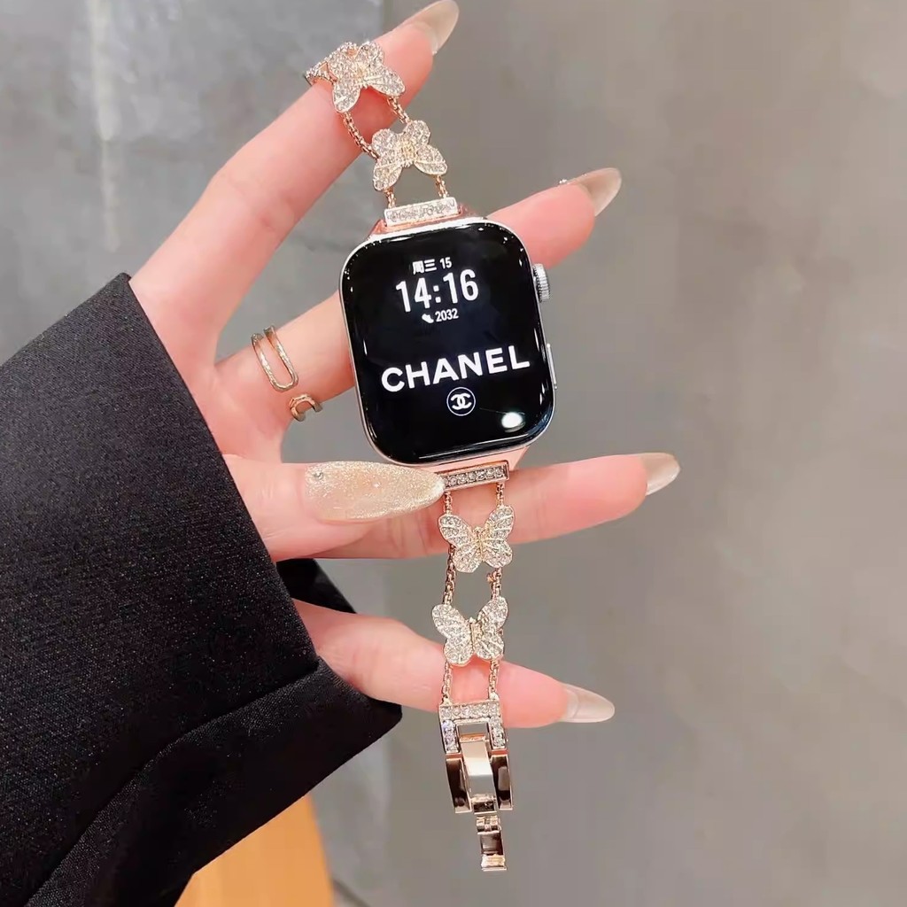 Excellent Bling Stainless Steel Bracelet Chain for Xiaomi Redmi Watch 5 ...