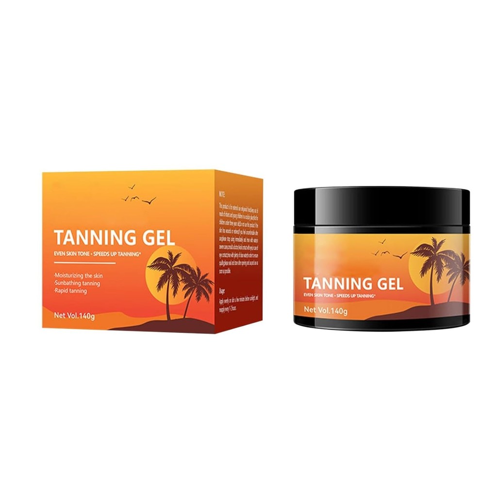 Intensive Tanning Gel - Instant Tan Enhancer - Long-Lasting Glow - Use ...