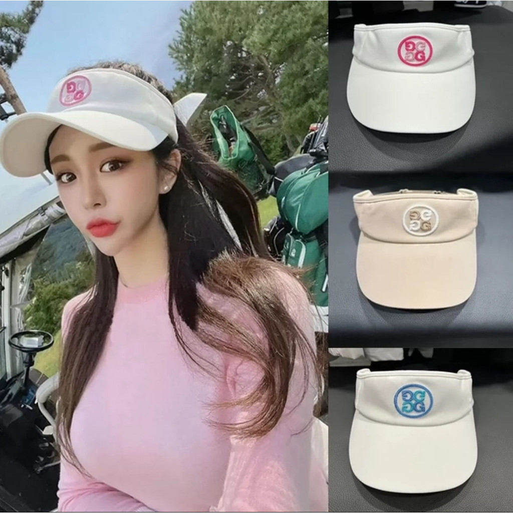 Korean Golf Caps, New Men's and Women's Large Brim, Open-top Caps, and ...