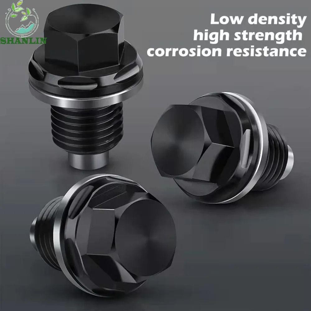 SHANLIN Engine Drain Nut Bolt, M12/M16/M20 Engine Magnetic Oil Drain ...