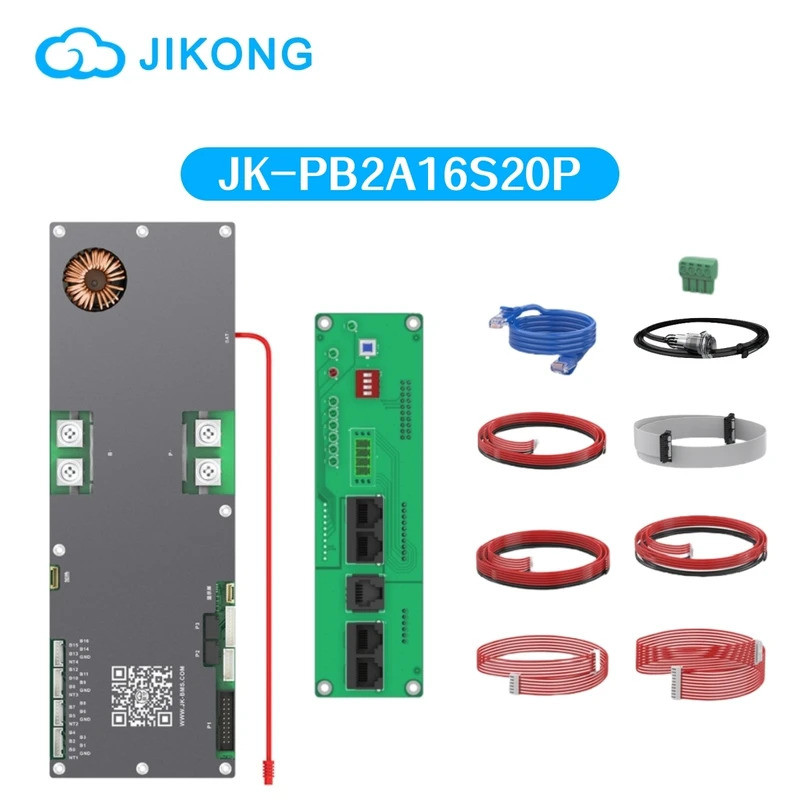 JIKONG JK-PB2A16S20P Smart BMS 8S-16S 100A Li-ion/ Lifepo4/ LTO Battery Household Energy ...