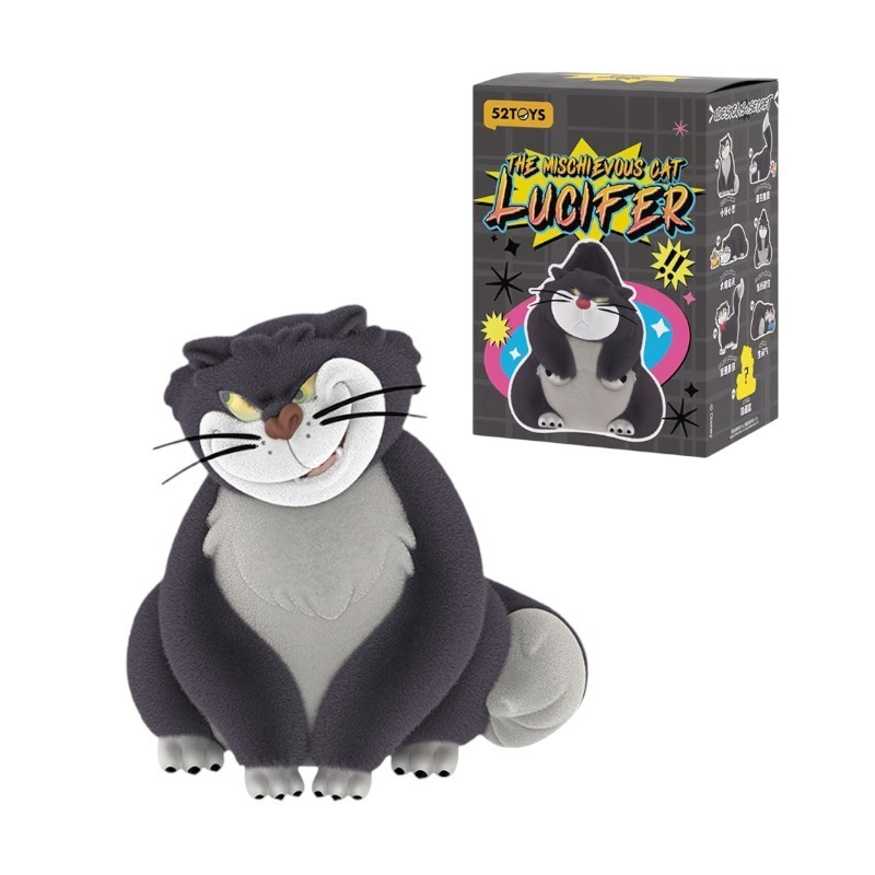 52TOYS Disney The Mischievious Cat Lucifer Blind Box Figure Toy ...