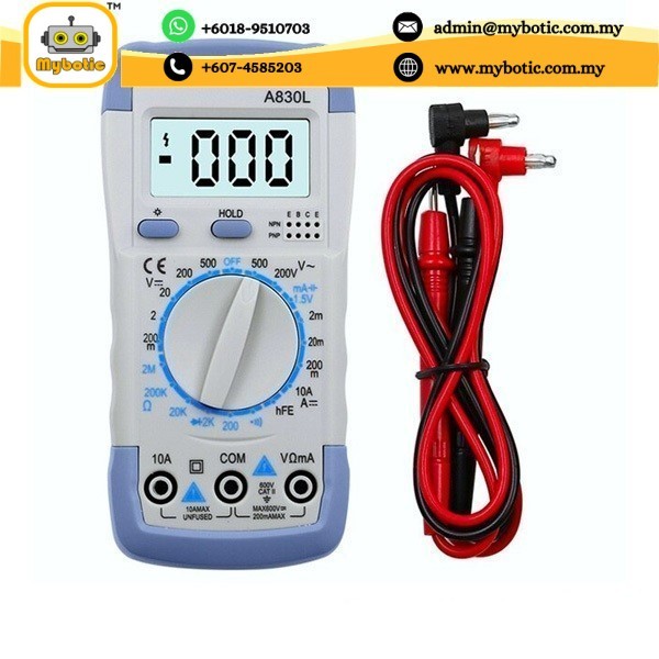 A830L Digital Multimeter without Batteries | Shopee Malaysia