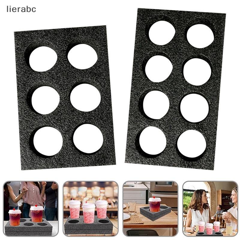 LIE Cup Carrier Holder Drink Tray Takeout Coffee Trays Disposable ...