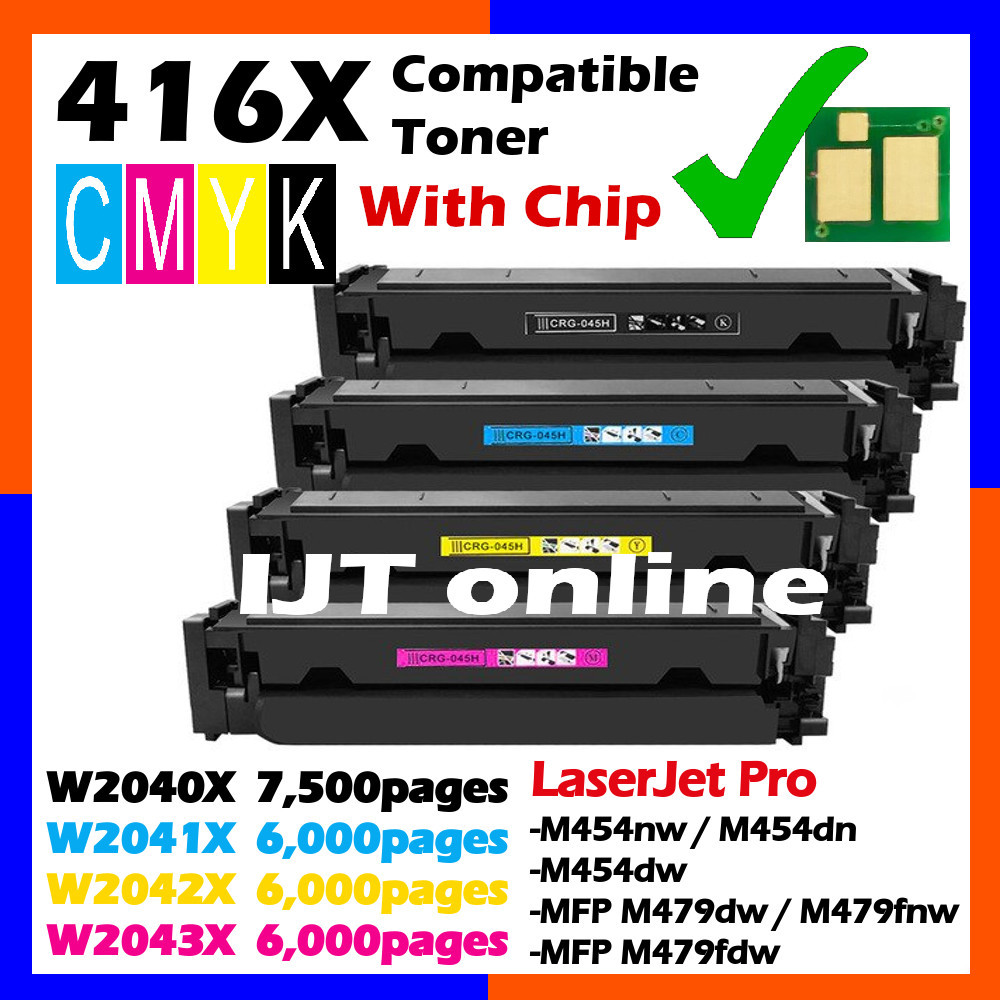HP416A Compatible to HP 416A W2040A W2041A W2042A Color Laserjet Pro ...
