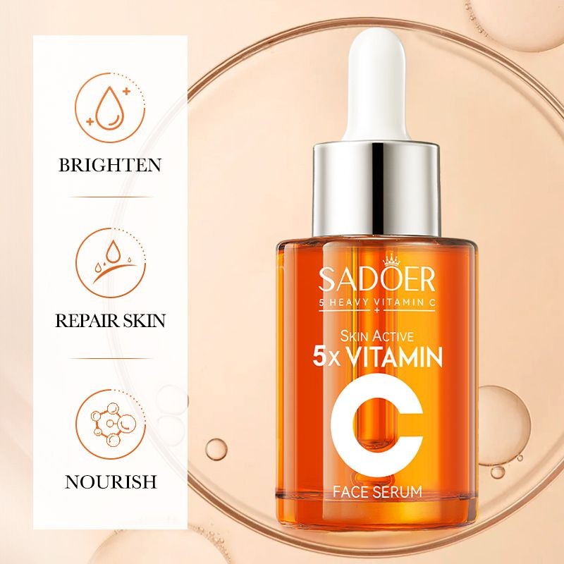 Repair Essence SADOER Five-fold Vitamin C Whitening Multi-effect Moisturizing Essence Lifting ...
