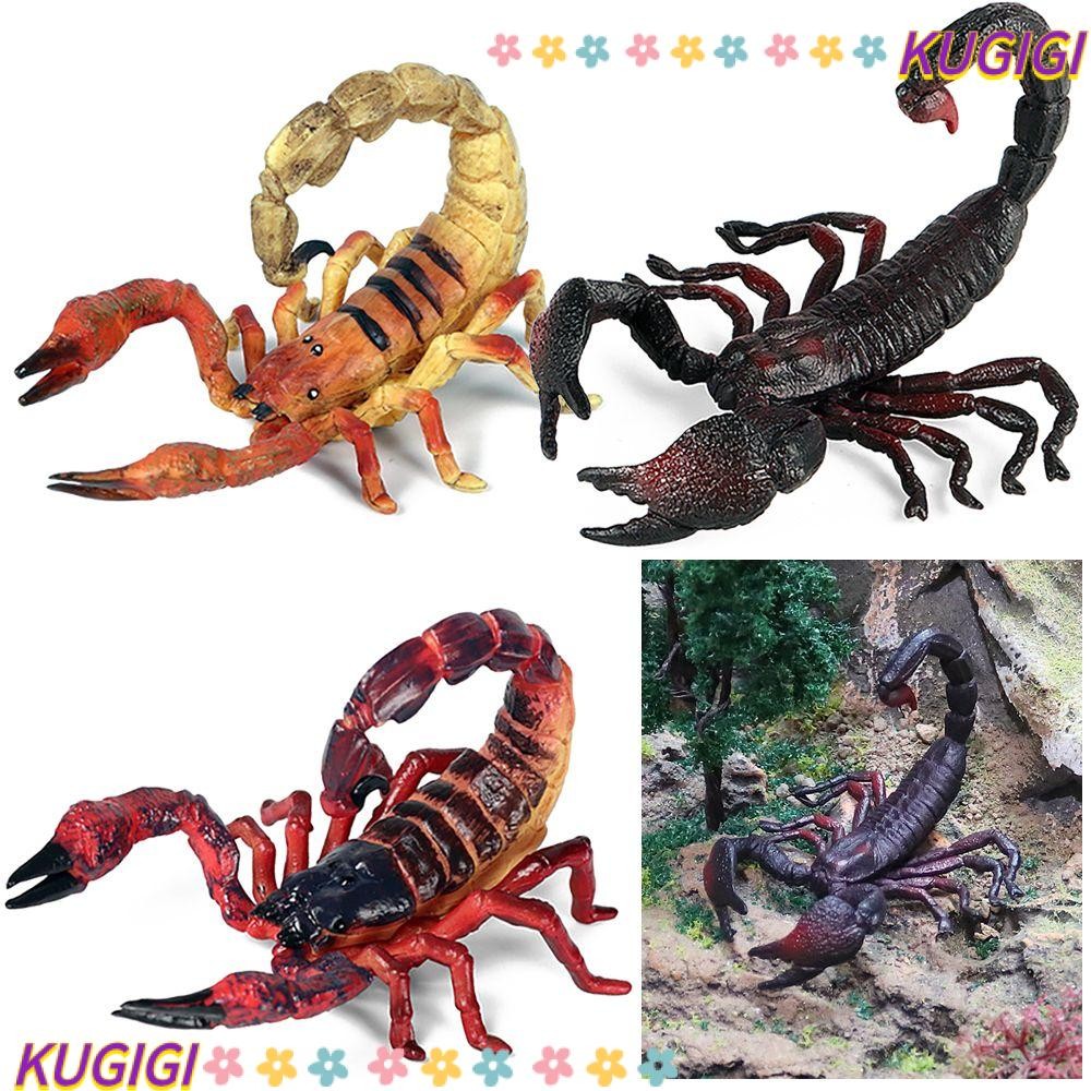 KUGIGI Scorpion Model Educational Toy Scenes Making Prank Props ...