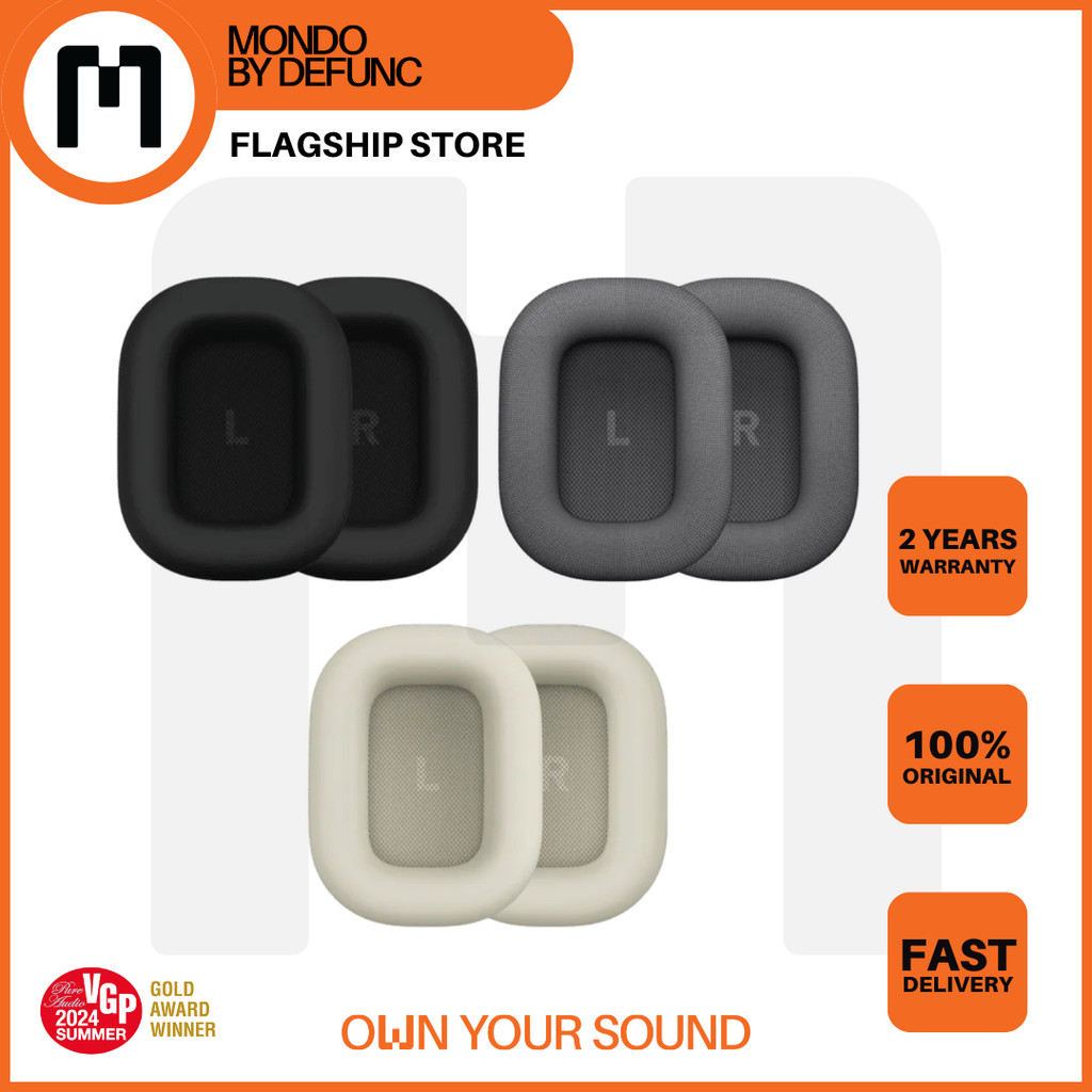 MONDO Comfy Ear Cushions Replacement for Over-Ear Headphone (Black ...