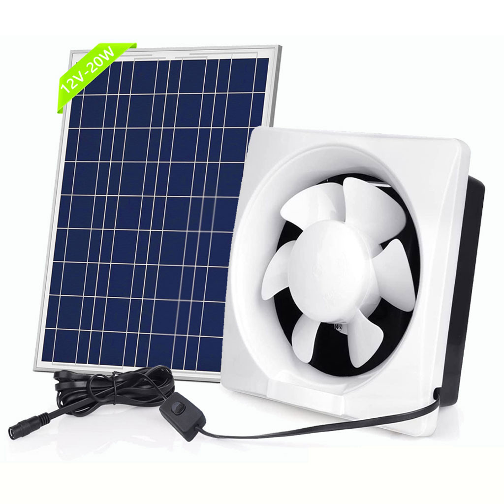 Kipas pembuangan dengan papan solar 20W/Solar exhaust fan 20W solar ...