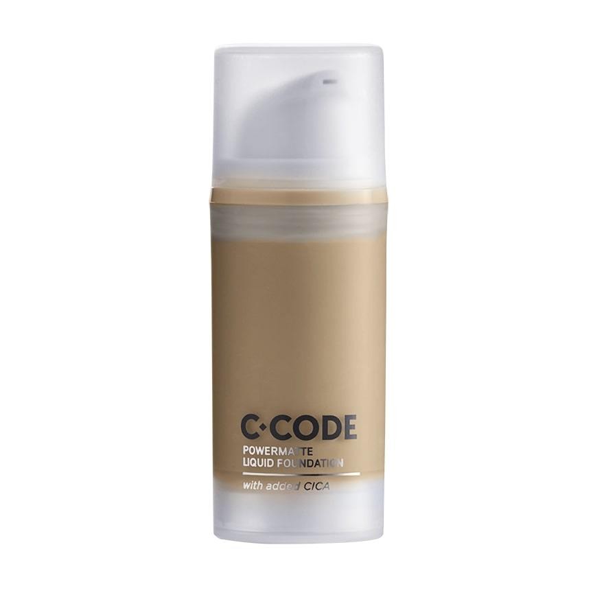C.CODE Powermatte Liquid Foundation with added Cica N2 30ml | Shopee ...