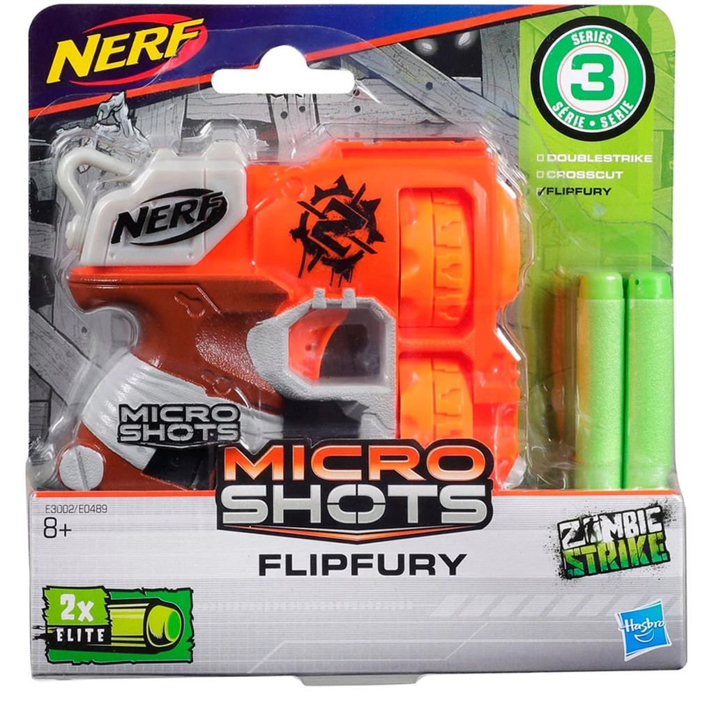 Nerf Zombie Strike Micro Shots Flipfury | Shopee Malaysia