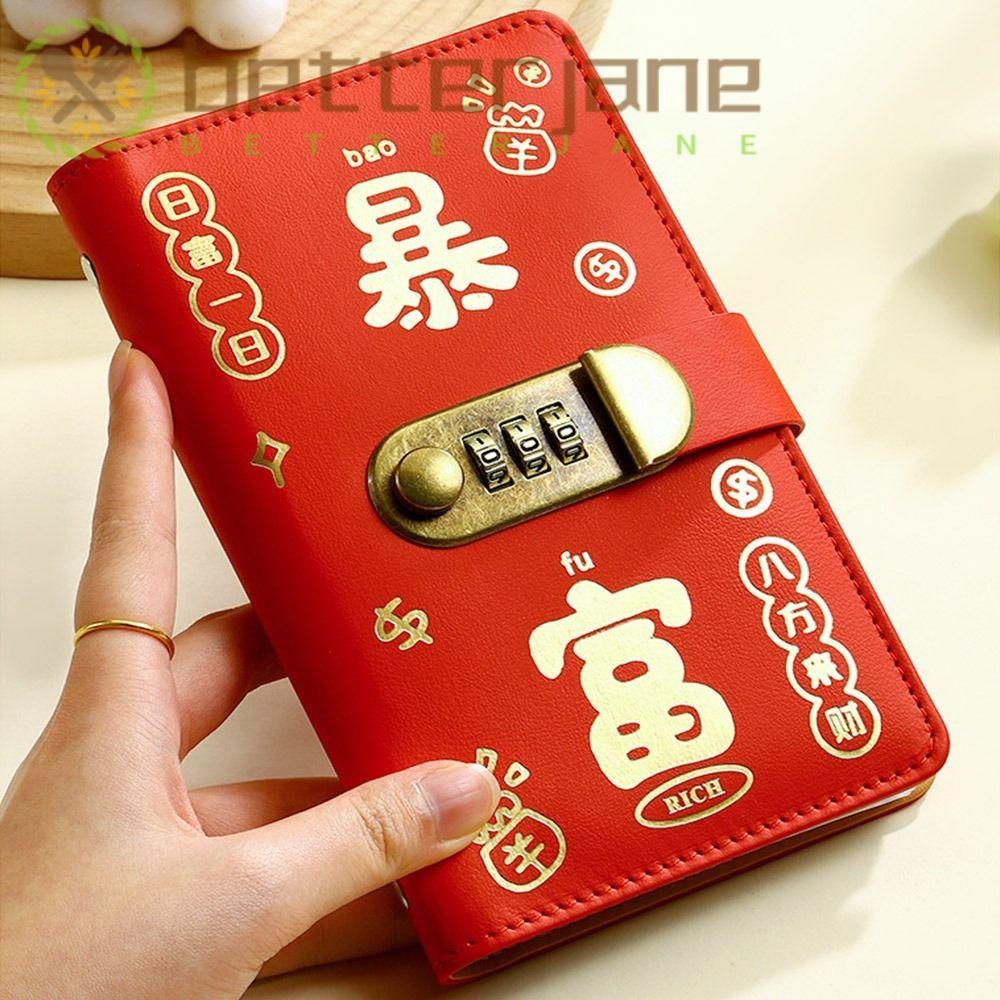 BETTER-JANE Mini Binder Savings Challenge, With Password Lock Get Rich ...